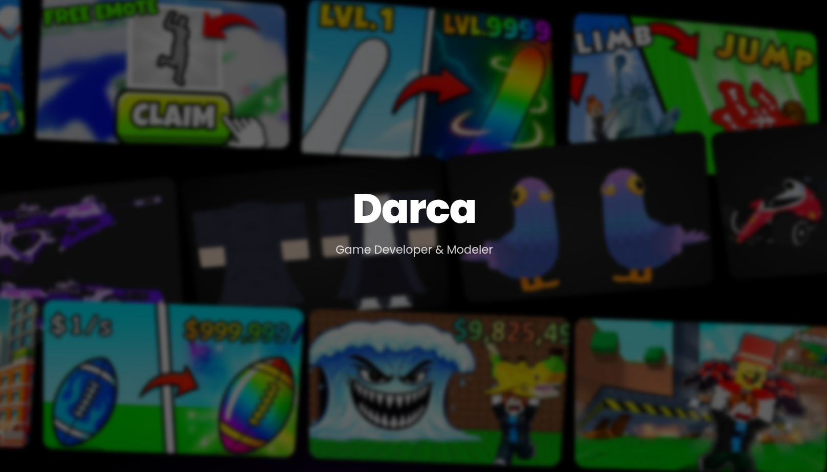 Darca's Portfolio | Games & 3D Models Showcase